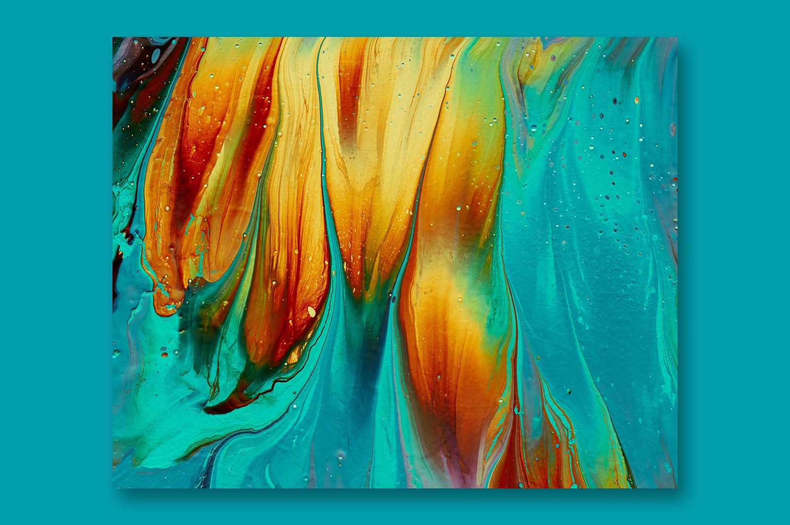Abstract Paint, Vol. 4 on Yellow Images Creative Store