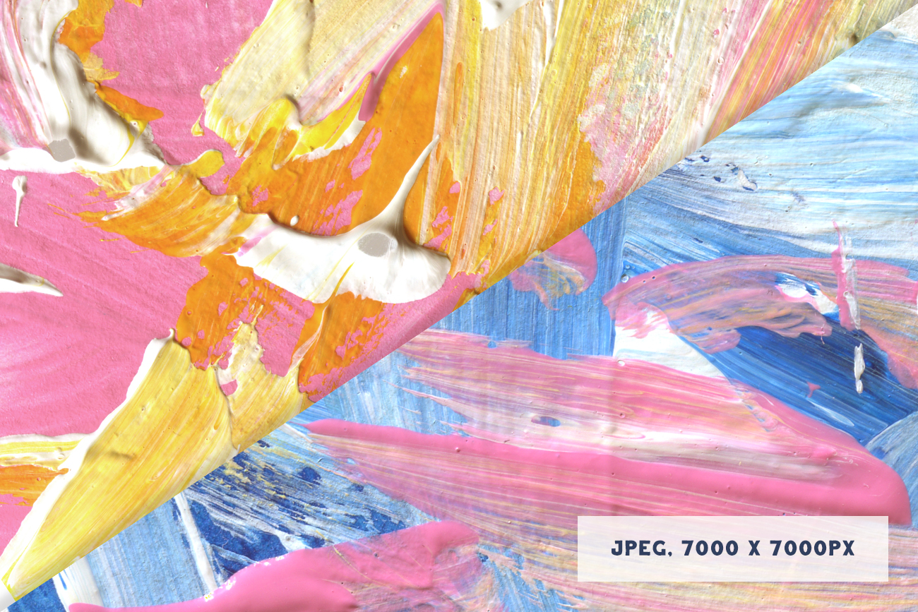 Color Splash Acrylic Collection on Yellow Images Creative Store