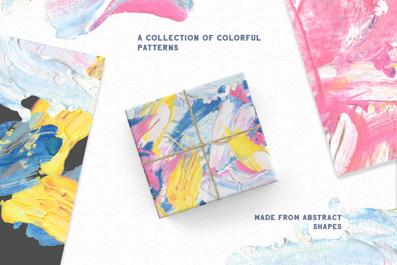 Color Splash Acrylic Collection on Yellow Images Creative Store