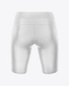 Women's Shorts - Back View in Apparel Mockups on Yellow Images Object ...