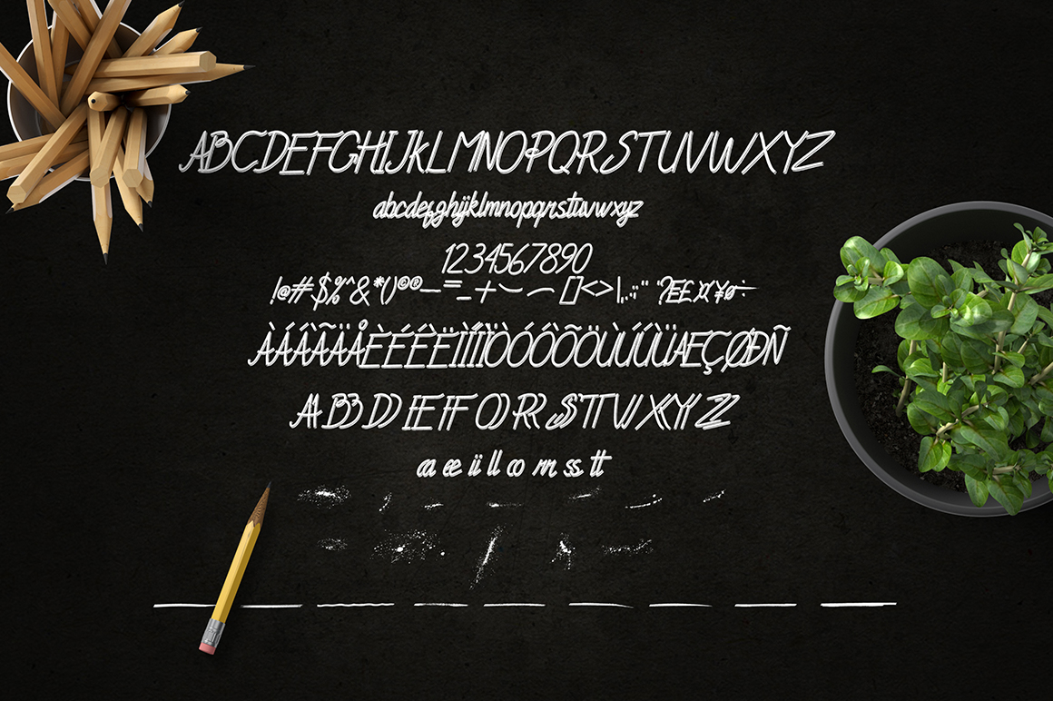 Chandry Script on Yellow Images Creative Store