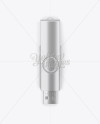 Open Metallic USB Flash Drive Mockup - Top View on Yellow Images Object ...