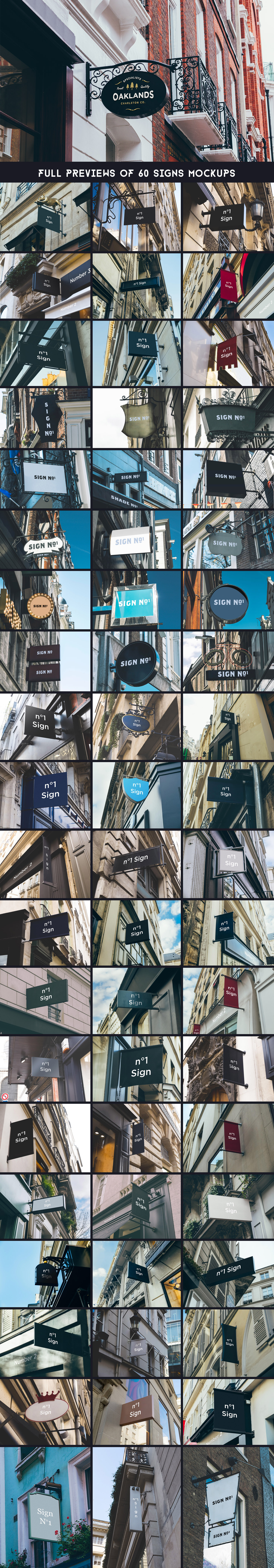 The Ultima Signs Collection on Yellow Images Creative Store
