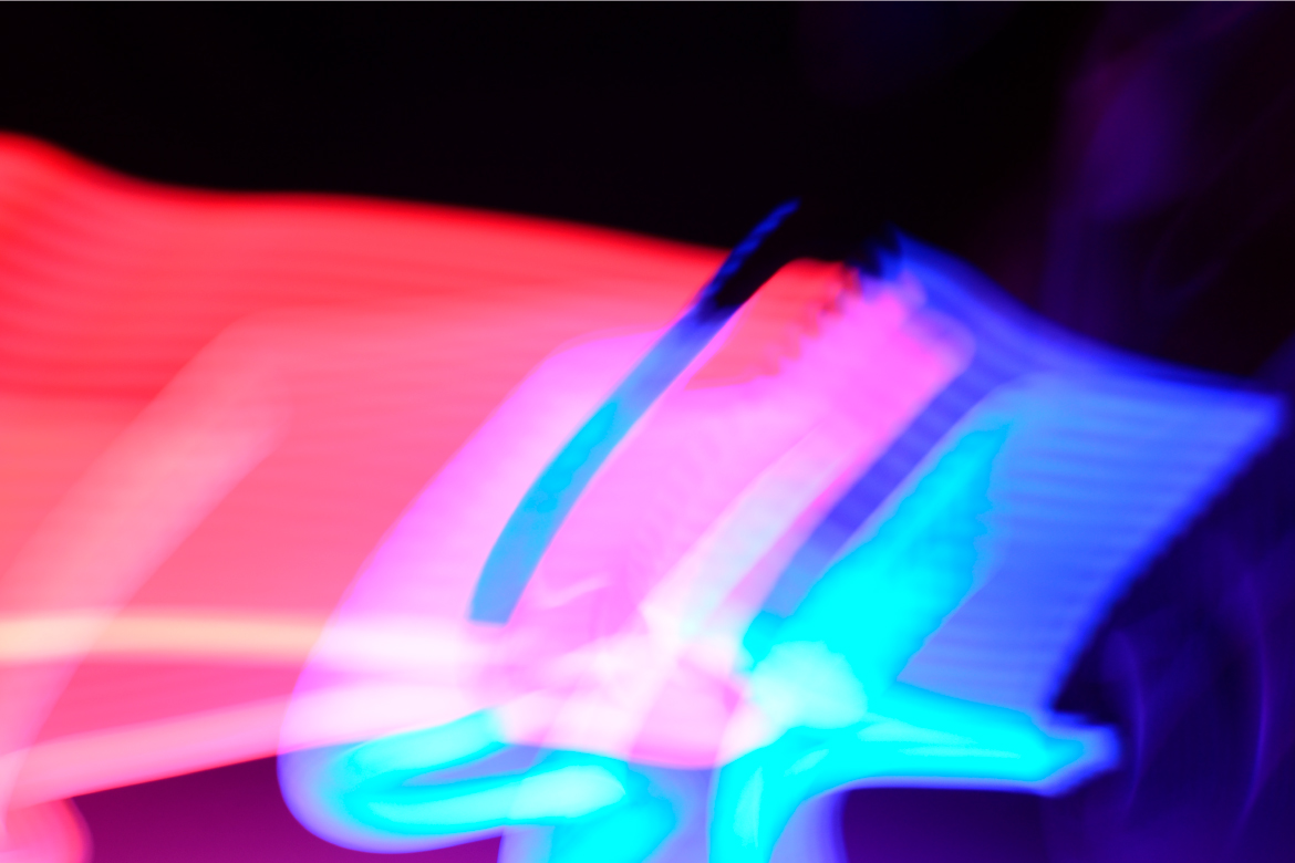 Neon Texture on Yellow Images Creative Store